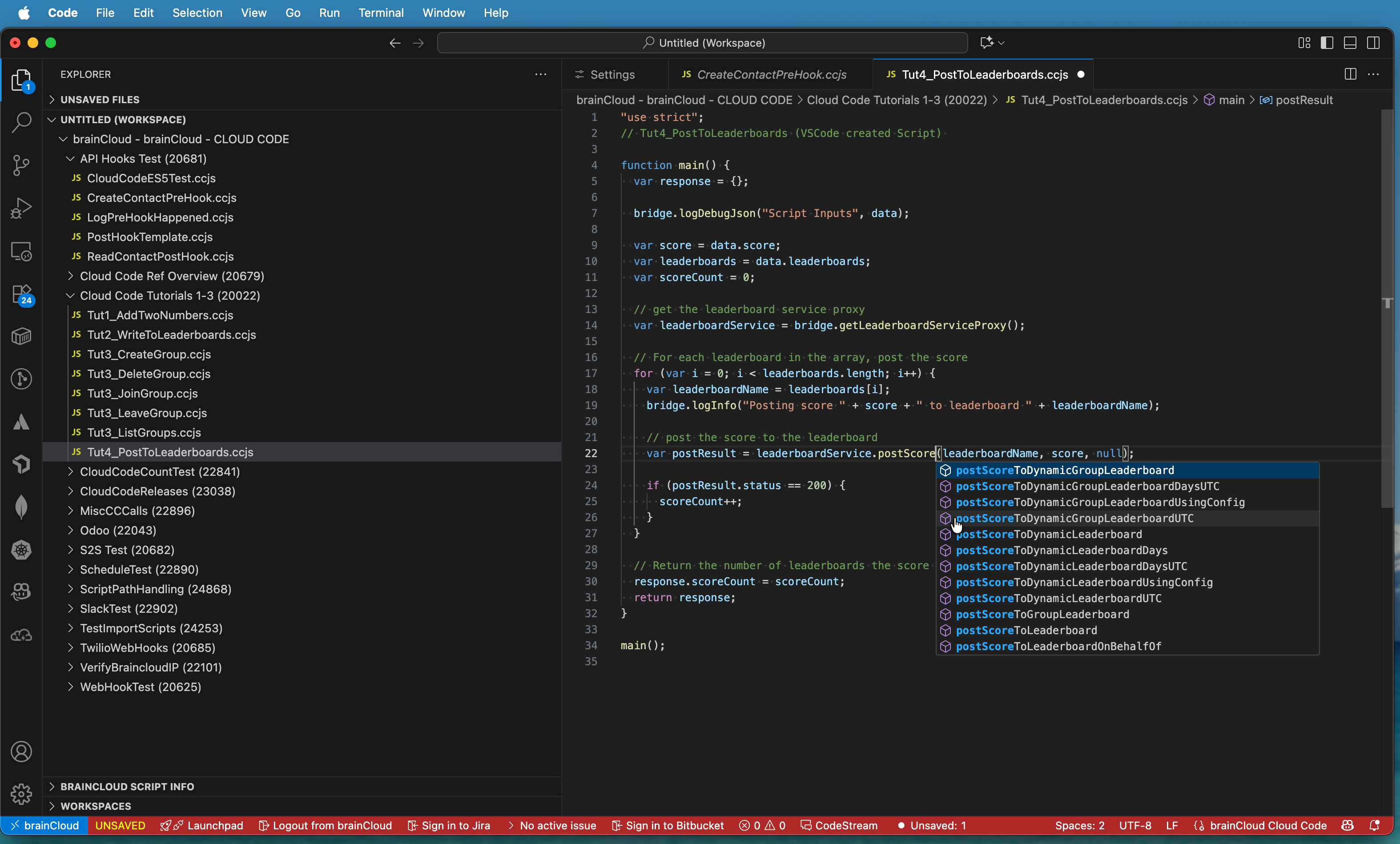 Early access - Visual Studio Code extension! | brainCloud Forums